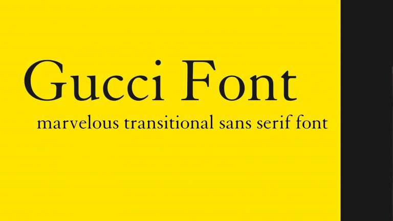 Gucci Font Free Download