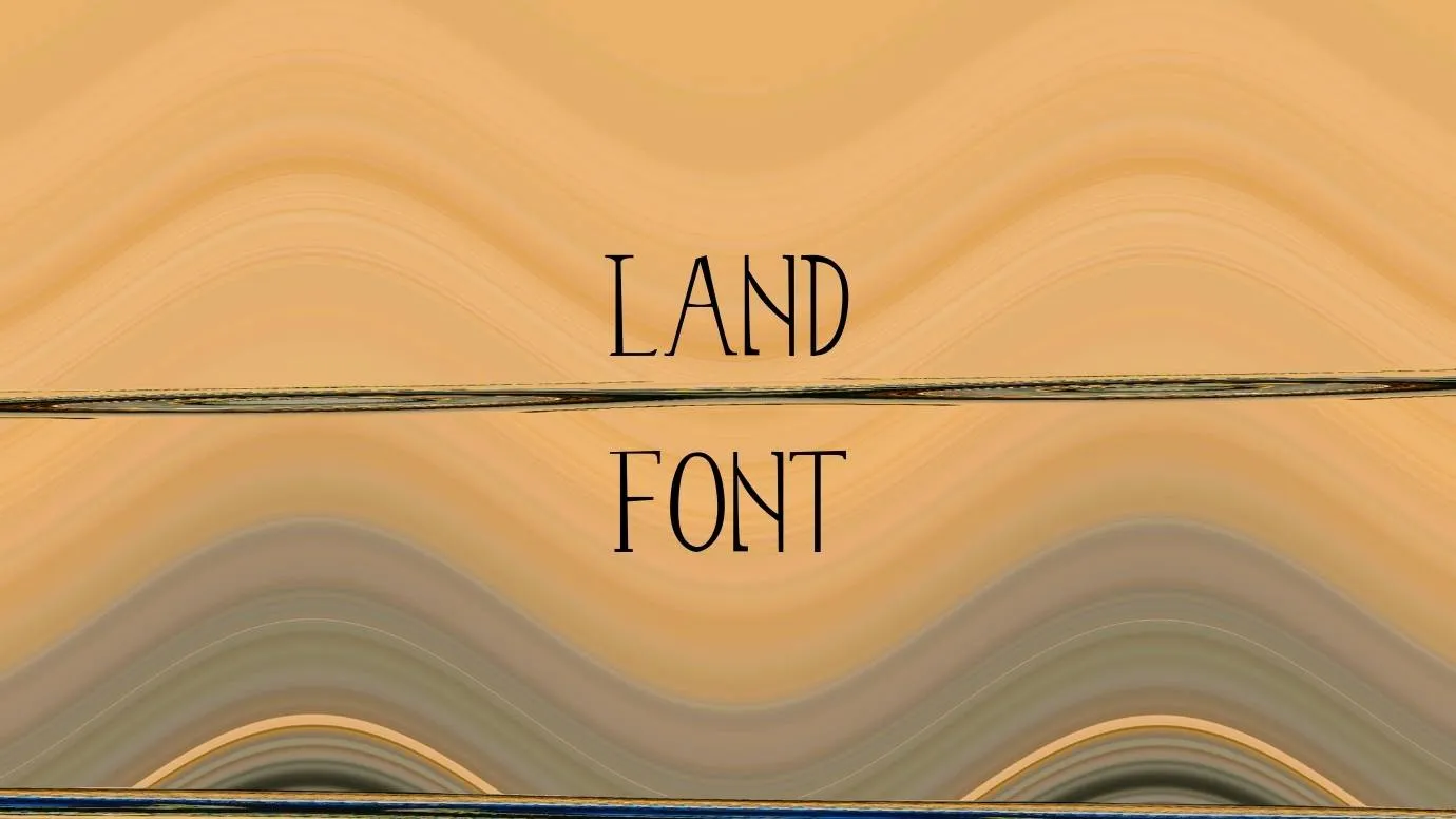 Land Font Free Download