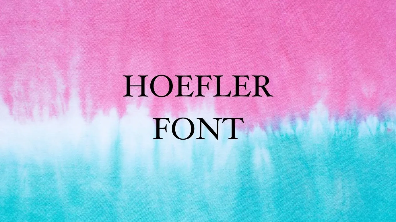 Hoefler Text Font Family Free Download