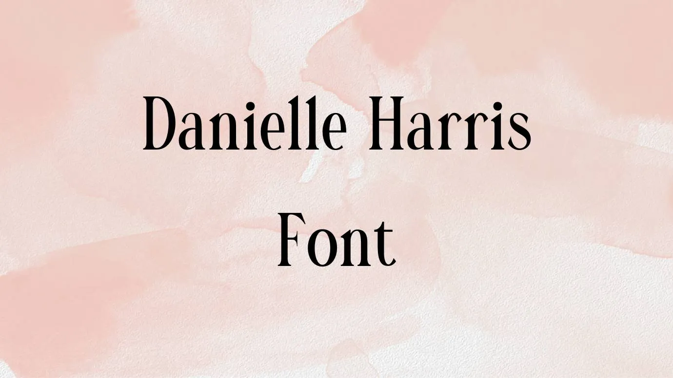 Danielle Harris Font Free Download