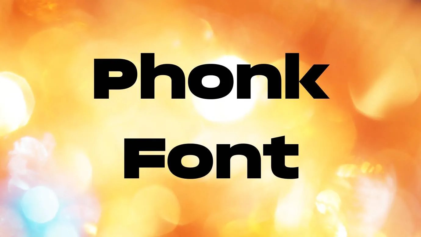 Phonk Font Free Download Phonk Font Free Download